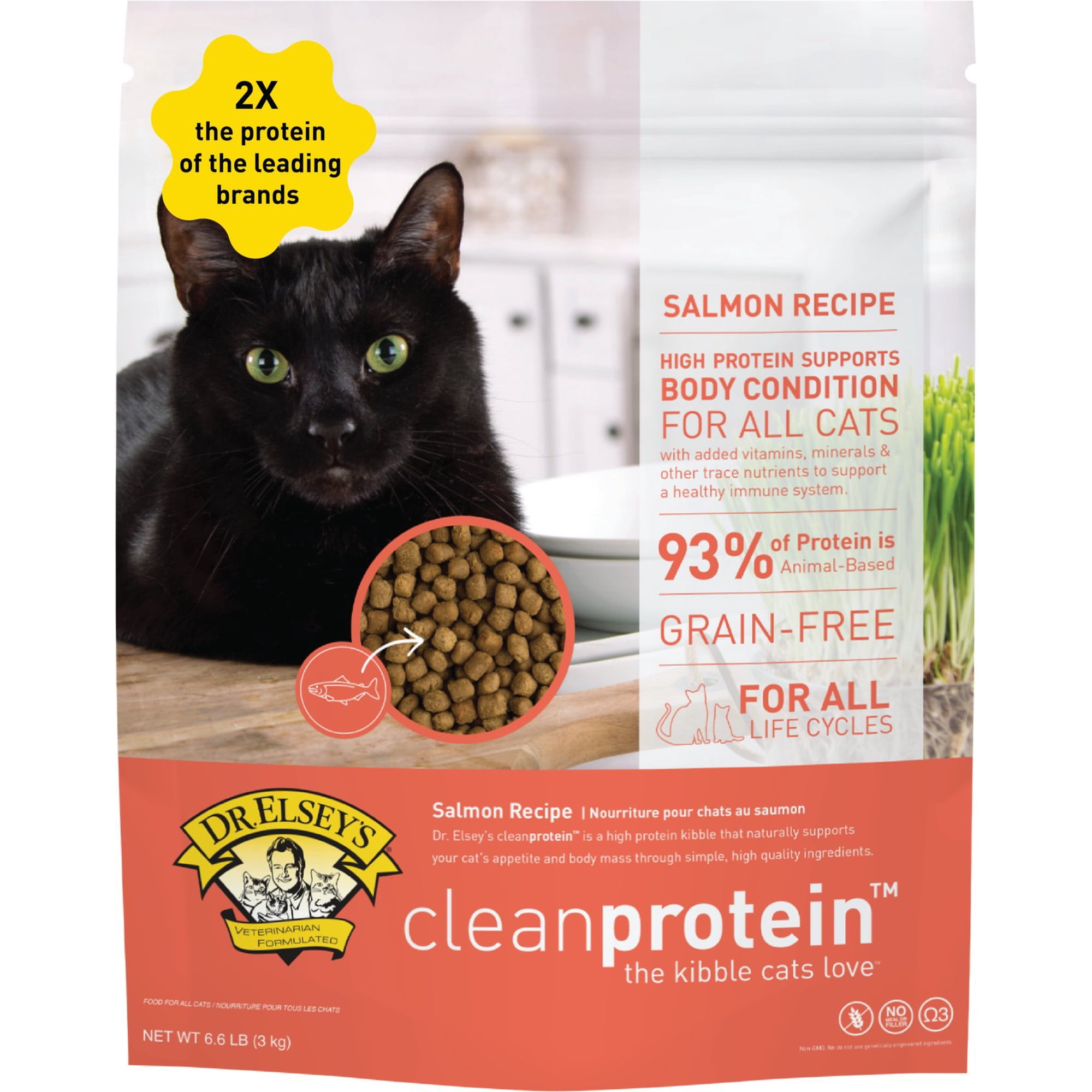Click here for Dr. Elseys Cleanprotein Salmon Kibble Cat Dry Food... prices