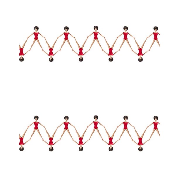 Synchronized Brunette Barbie Removable Vinyl Wallpaper by Barbie ...