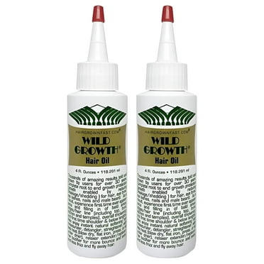 Wild Growth Hair Oil 4 Oz - Reduces Split Ends and Breakage - Walmart.com