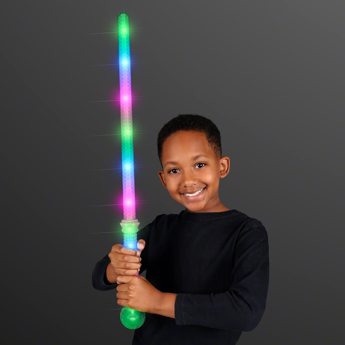 FlashingBlinkyLights Electric Glow LED Staff Space Swords (Set of 3 ...