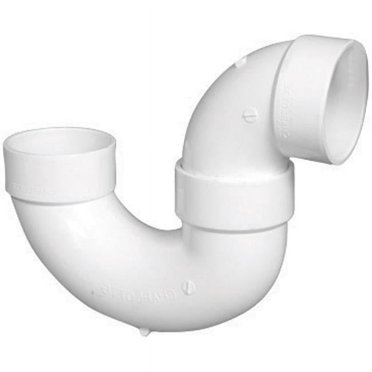 Charlotte Pipe Schedule 40 4 in. Hub x 4 in. Dia. Hub PVC P-Trap ...