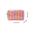 Beforeyayn Striped PVC Cosmetic Bag, Waterproof transparent makeup ...