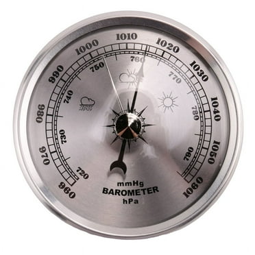 Barometer Pressure Gauge Weather Station Wall Mount Thermometer ...