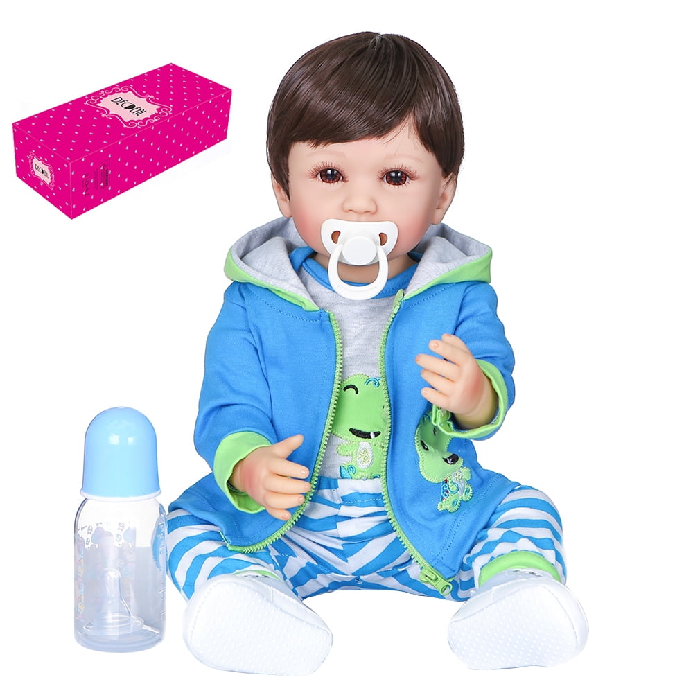 Click here for Decdeal 22 Inch 55cm Baby Doll Silicone Full Body... prices