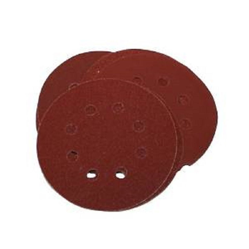 GRIP 25pc Circular Sandpaper Set Wood Metal Drywall Course Medium Fine ...
