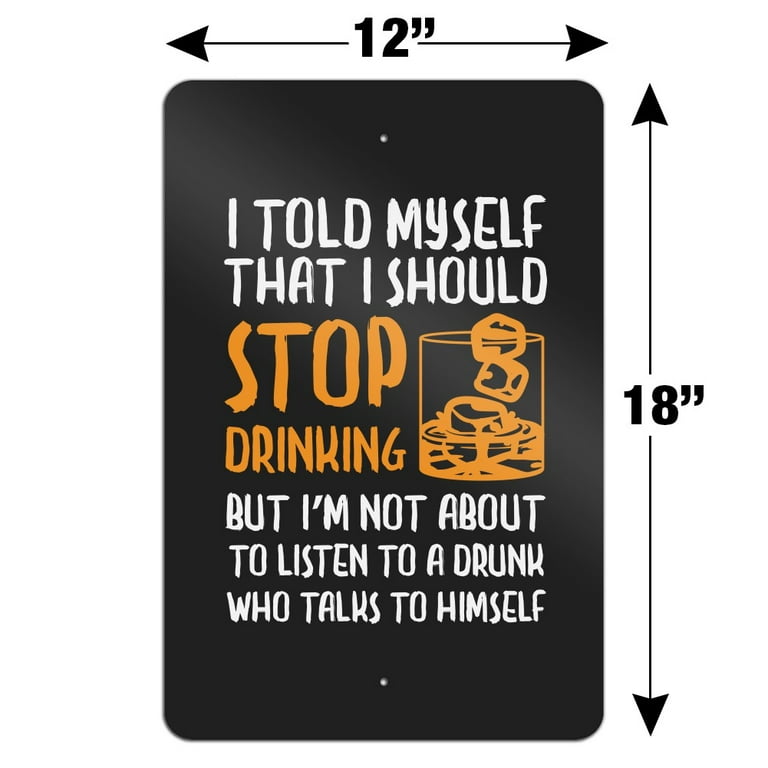 Anti Drinking Sign