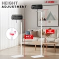 Projector Stand Floor Adjustable 66" Universal Projectors Support for ...