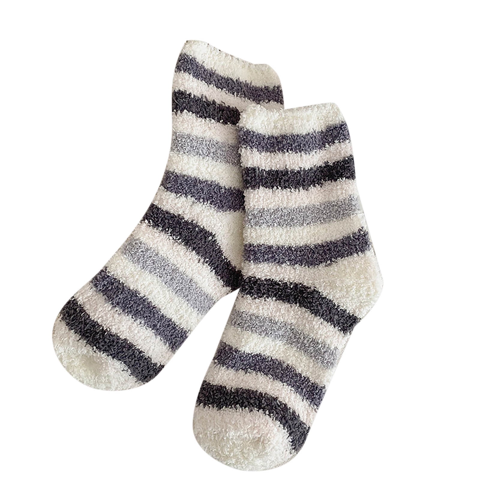 Click here for Gdreda Knee High Socks Womens Winter Stripe Socks... prices