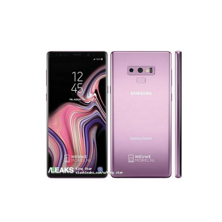 Samsung Galaxy Note 9, Fully Unlocked | Purple, 128 GB, 6.4 in Screen ...