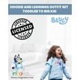 Bluey Polly Puppy Big Girls Fleece Hoodie and Leggings Outfit Set ...
