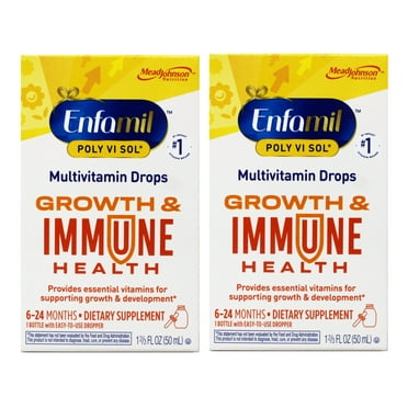 Enfamil Infant & Toddler Poly-Vi-Sol Liquid Multivitamin Supplement 50 ...