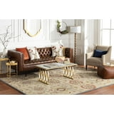 Mark&Day Wool Area Rugs, 5x6 Eckville Traditional Ivory Custom Shape ...