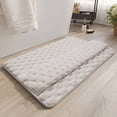 3D Bubble‑Textured Plush Bath Mat Non‑Slip Soft Water‑Absorbent ...