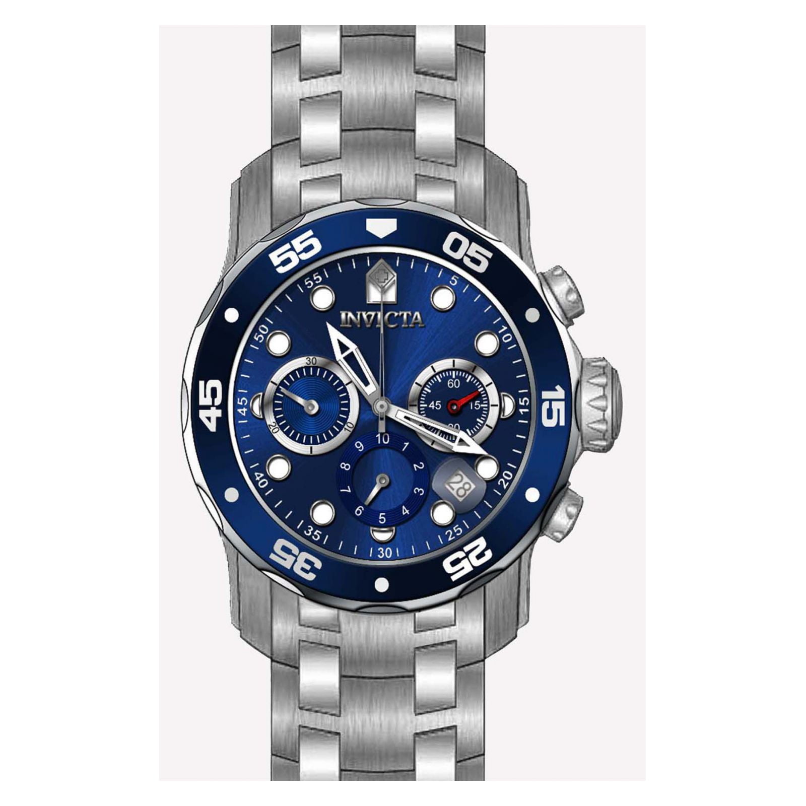 Reloj Invicta 70 Pro Diver Hombres Acero 48mm Acero inoxidable INVICTA ...