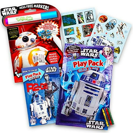 Star Wars Imagine Ink Book and Activity Pack Set with Stickers ...