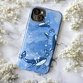 Dreamy Blue Whale Phone Case, Ocean Moon Stars Bow iPhone Cover for ...