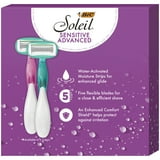 BIC Soleil Sensitive Advanced Women's 5 Blade Razor, 8 Count - Gift Set ...