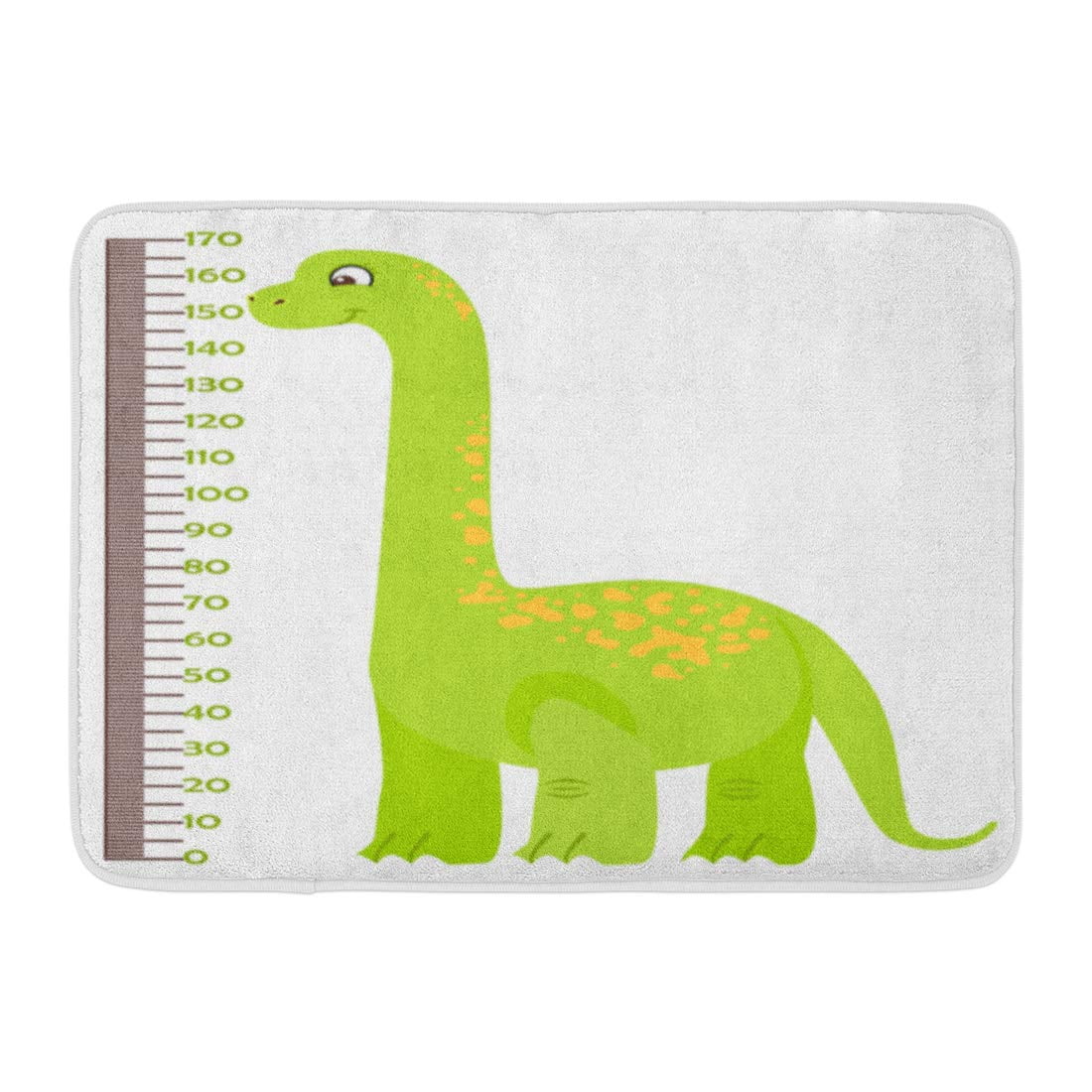 SIDONKU Green Dino of Kids Height Chart Cartoon Dinosaur Meter Wall ...