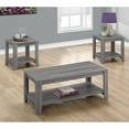 Monarch Table Set 3-Piece Set / Cappuccino - Walmart.com