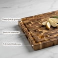 Koppen Acacia End Grain Cutting Board, Knife-Friendly Butcher Block ...