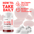 Glyco Thrive Blood Support Pills Advanced Formula Vitamin Supplement GlycoThrive 60 Capsules ...