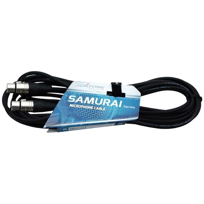ROXTONE SMXX200L3 10 ft. Samurai Series LO-Z MIC Cable - Walmart.com