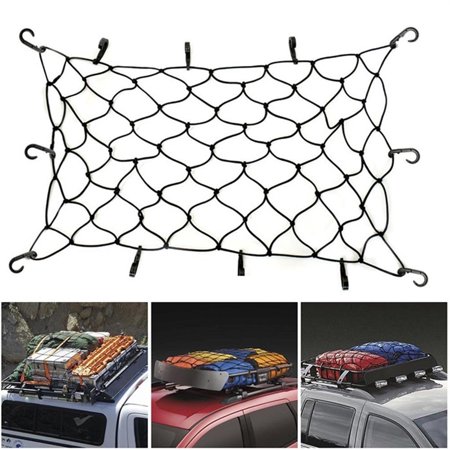 pitrice Car Roof Top Cargo Net Elastic Mesh Luggage Rope Cover ...