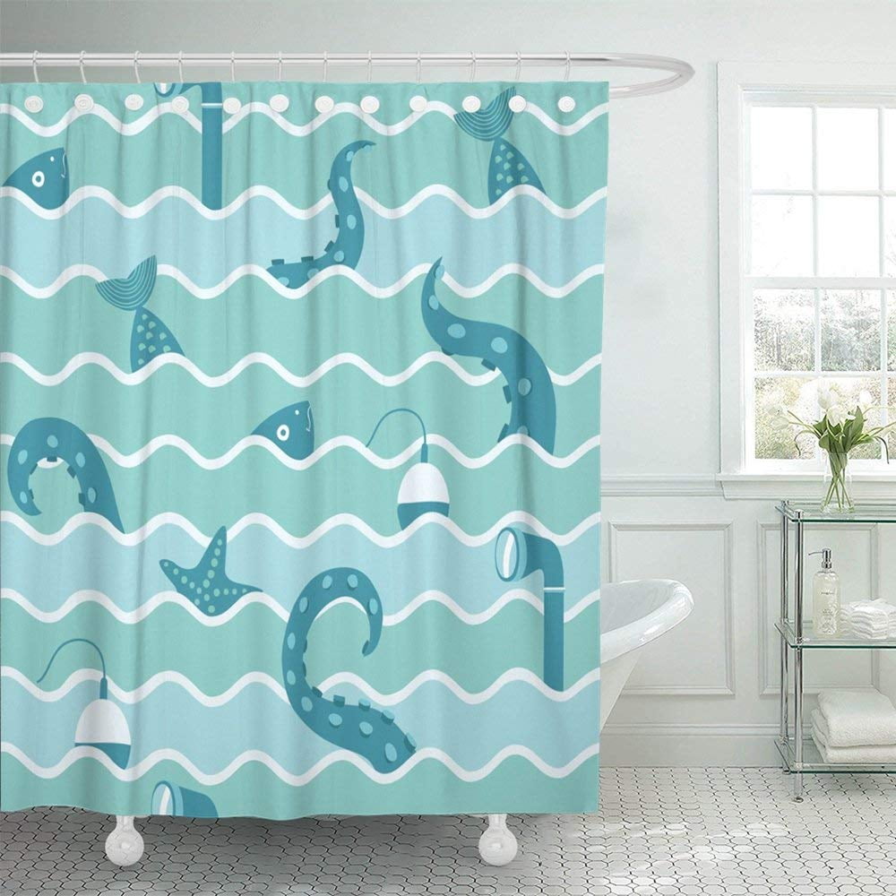 ARTJIA Color of Octopus Tentacles Fish Float and Starfish and Periscope ...