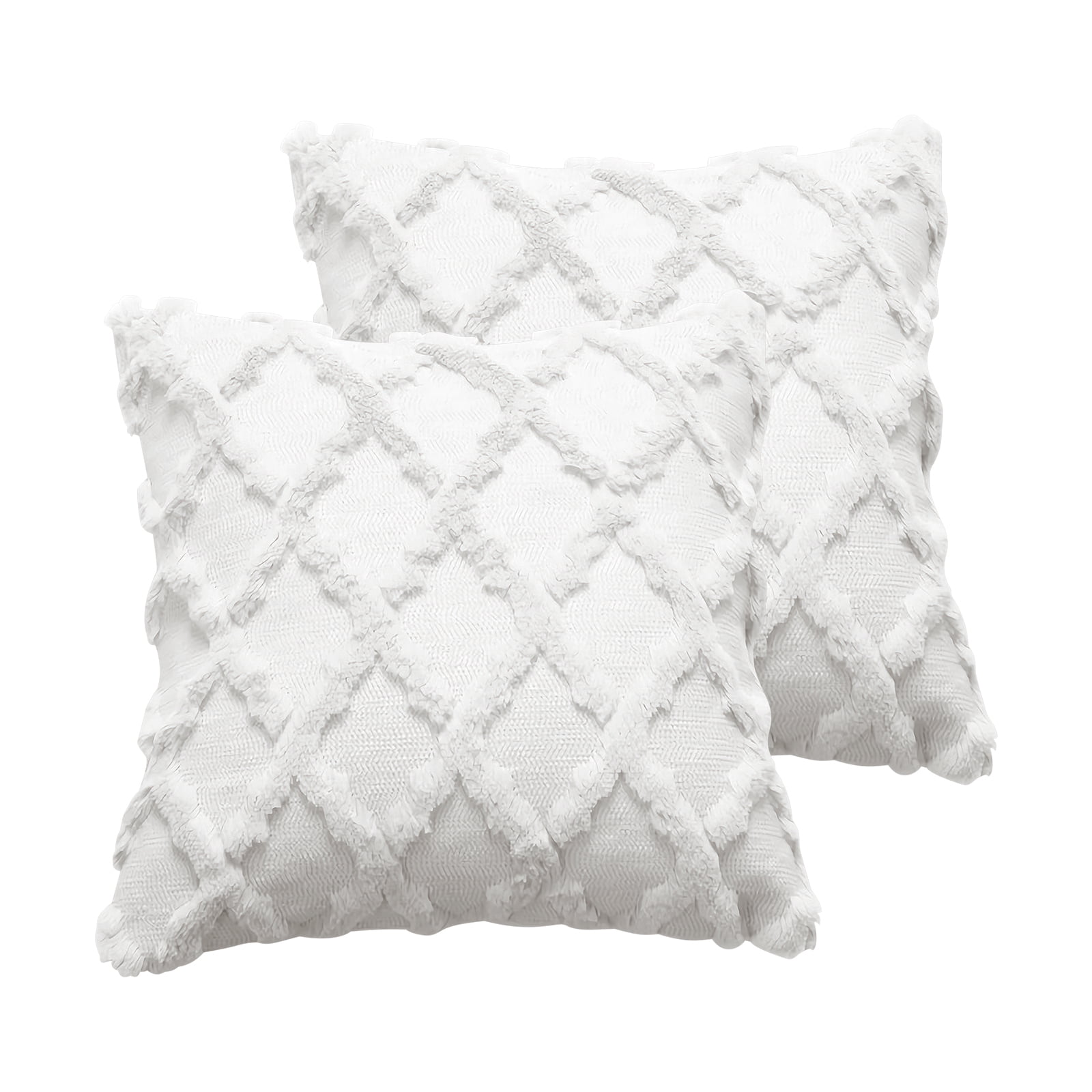 Auvideal Throw Pillow Covers 20x20 Square Decorative Pillows for Bed ...