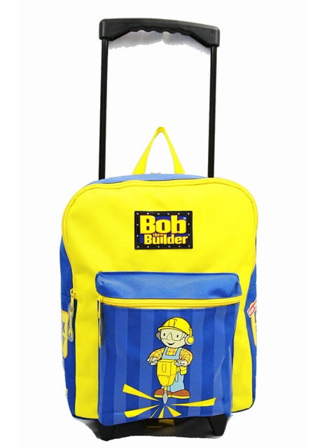 Bob the Builder - Large Rolling Backpack - - Blue/Yellow New School Bag ...