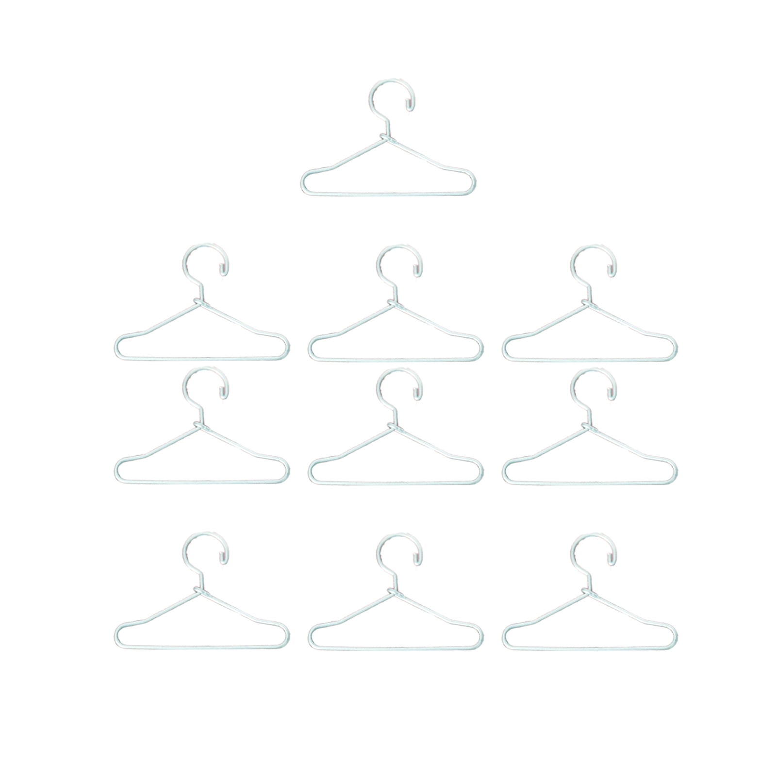huanledash 10Pcs Mini Coat Hangers Realistic Three-dimensional Photo ...