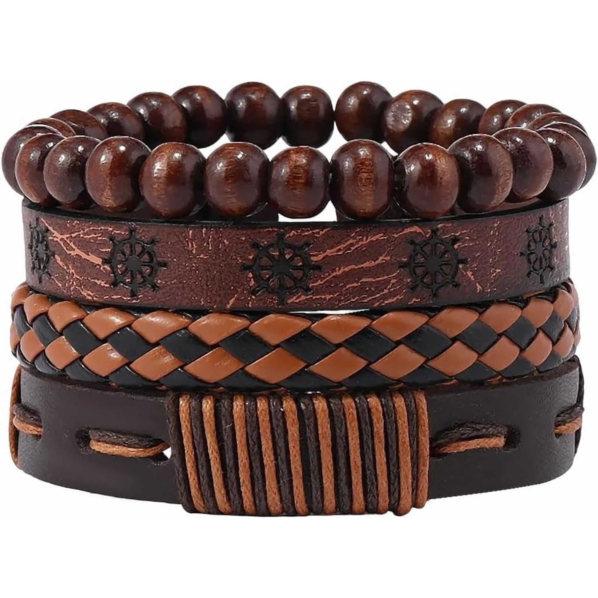 Click here for Nobrand 4 Styles Leather Wrist Cuff Pu Adjustable... prices