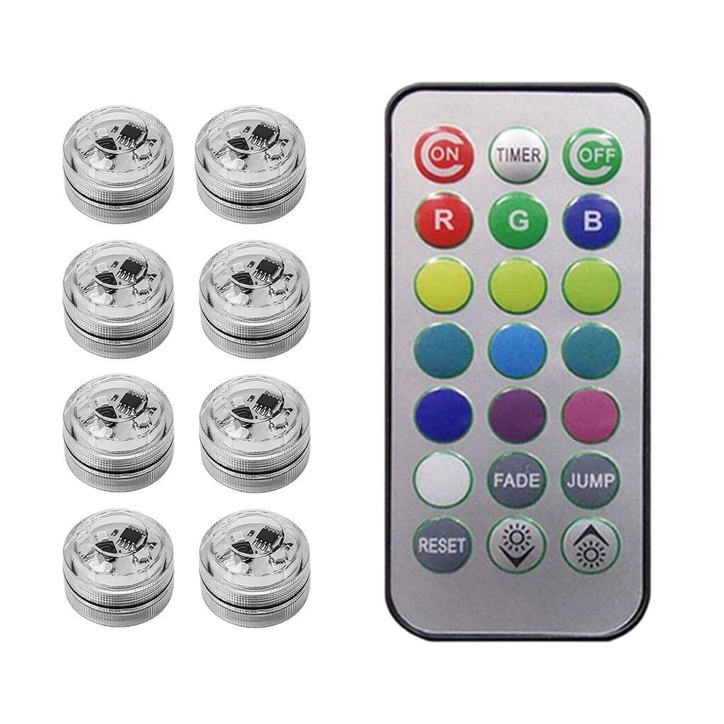 Wireless LED Light Remote Control Roof Foot Colorful Night Lights Lamp ...