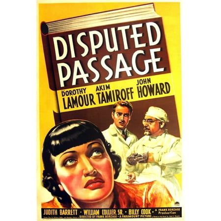 Disputed Passage Us Poster Art From Left: Dorothy Lamour John Howard ...