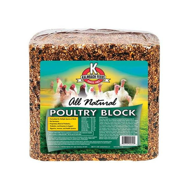 Kalmbach 7514516 Feeds 25 lbs for Chickens Block Poultry Feed - Walmart.ca