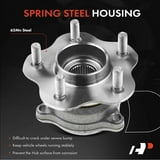 A-Premium Wheel Bearing and Hub Assembly Compatible with Infiniti EX35 ...