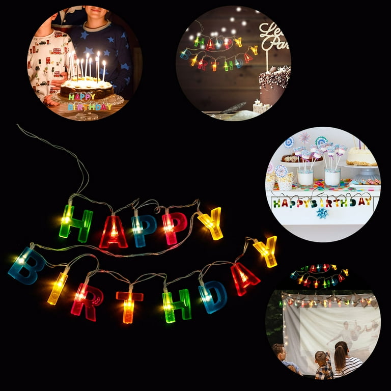Happy Birthday String Lights