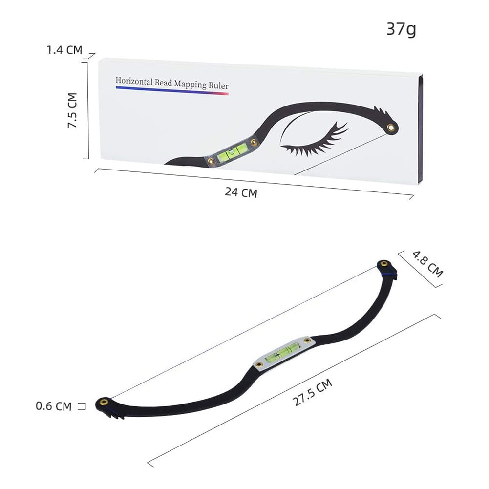 rudenlos Eyebrow Positioning String Mark Ruler Microblading Mapping ...