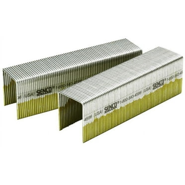 Senco L15BAB 1-1/4" 18Ga 1/4" Crown Medium Galvanized Wire Staples 5000/Box - Walmart.com