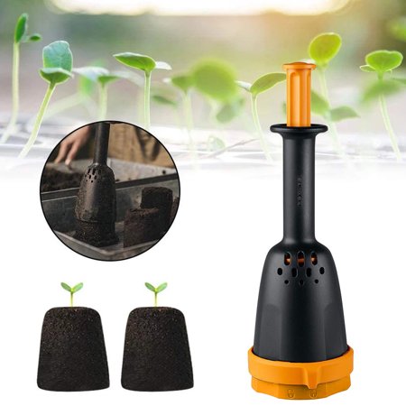 Soil Block Maker Plastic Venting Soil Blocker; Seedling Plunger Mold ...