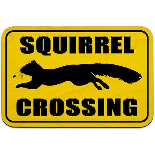 Squirrel Crossing Sign - Walmart.com