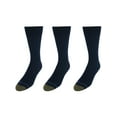 Gold Toe Men's Windsor Wool Crew Dress Socks, 3 Pack, Moisture Control ...