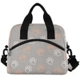 ALAZA Paws Retro Insulated Lunch Box Large Reusable Cooler Bag with ...