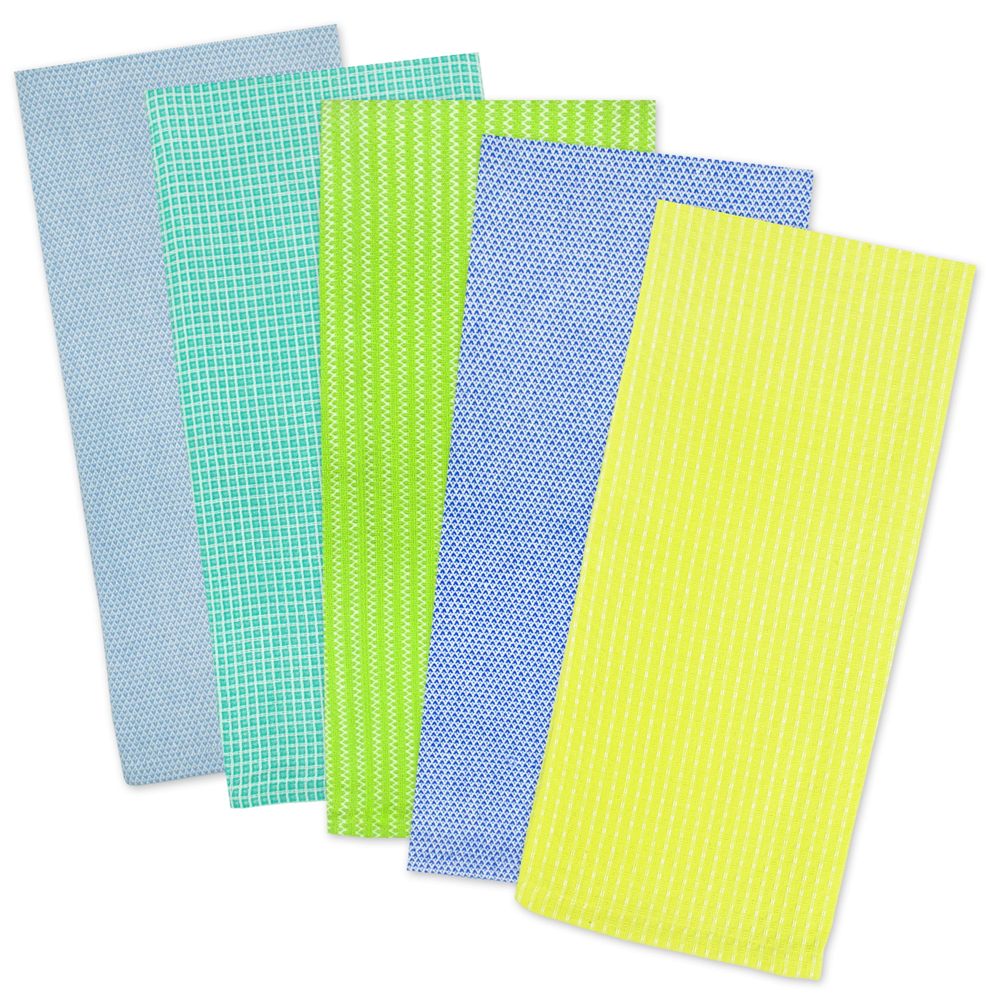 Trapo de cocina DII Aruba juego de 5 Design Imports 100% algodón ultra ...