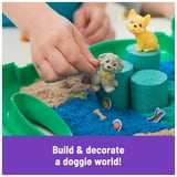 Kinetic Sand, Diggin’ Dog Park Set with 1.5lbs Play Sand & Tools ...