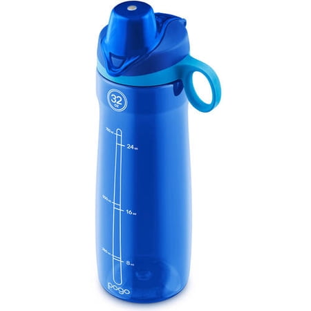 Pogo BPA-Free Plastic Water Bottle with Chug Lid, 32 oz - Walmart.com ...