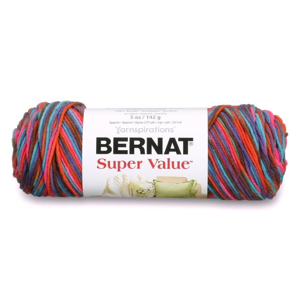 Bernat® Super Value™ #4 Medium Acrylic Yarn, Sedona Sunset 5oz/142g ...
