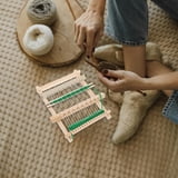 1 Set Wooden Frame Weaving Loom Portable DIY Knitting Machine Handmade ...