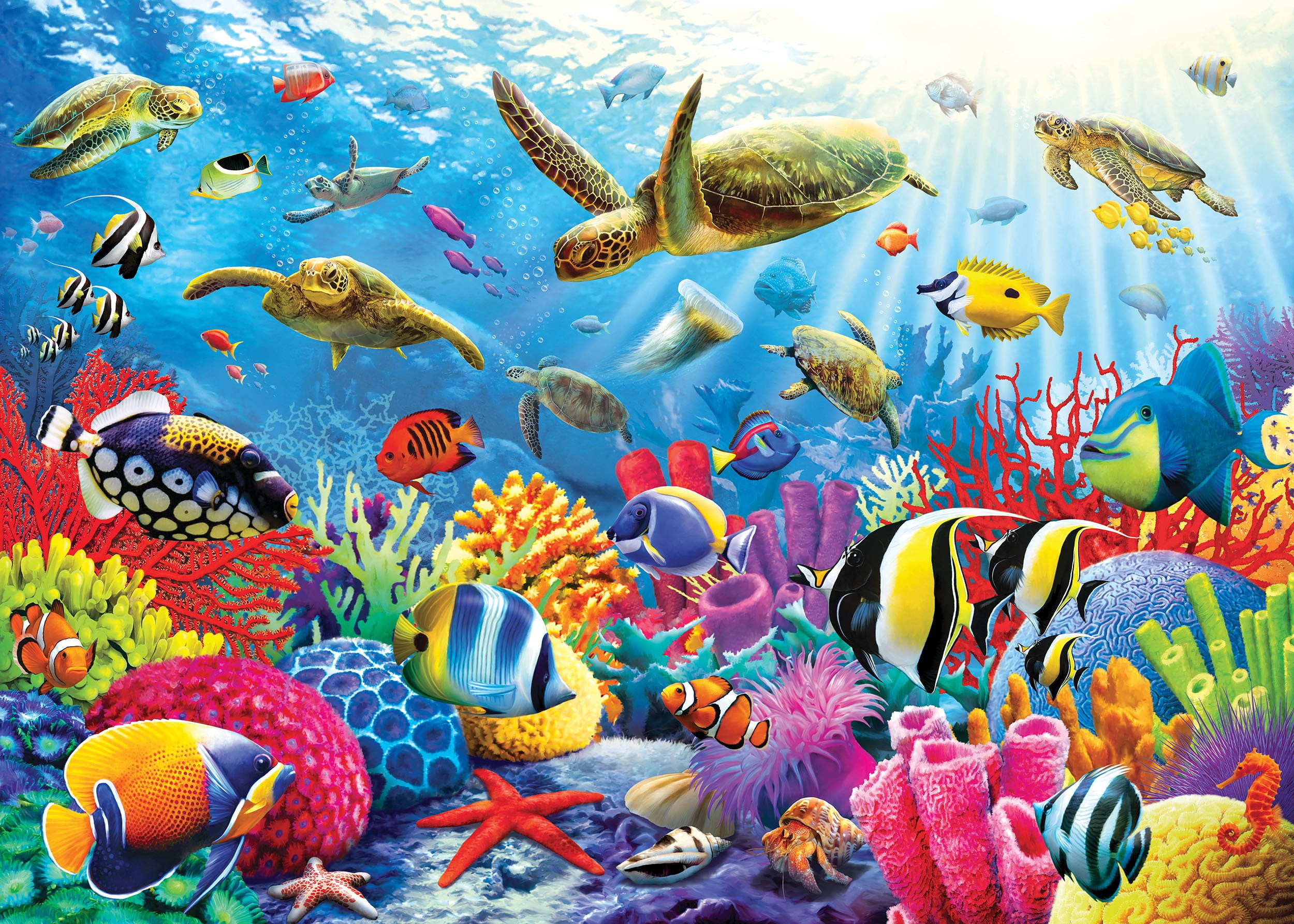Ocean Beauty - 500 Piece Jigsaw Puzzle - Walmart.com
