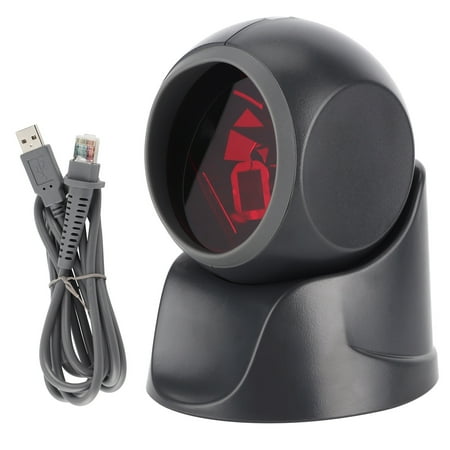 Desktop Barcode Scanner, 1D Desk Barcode Scanner Multi Languages 2000 ...